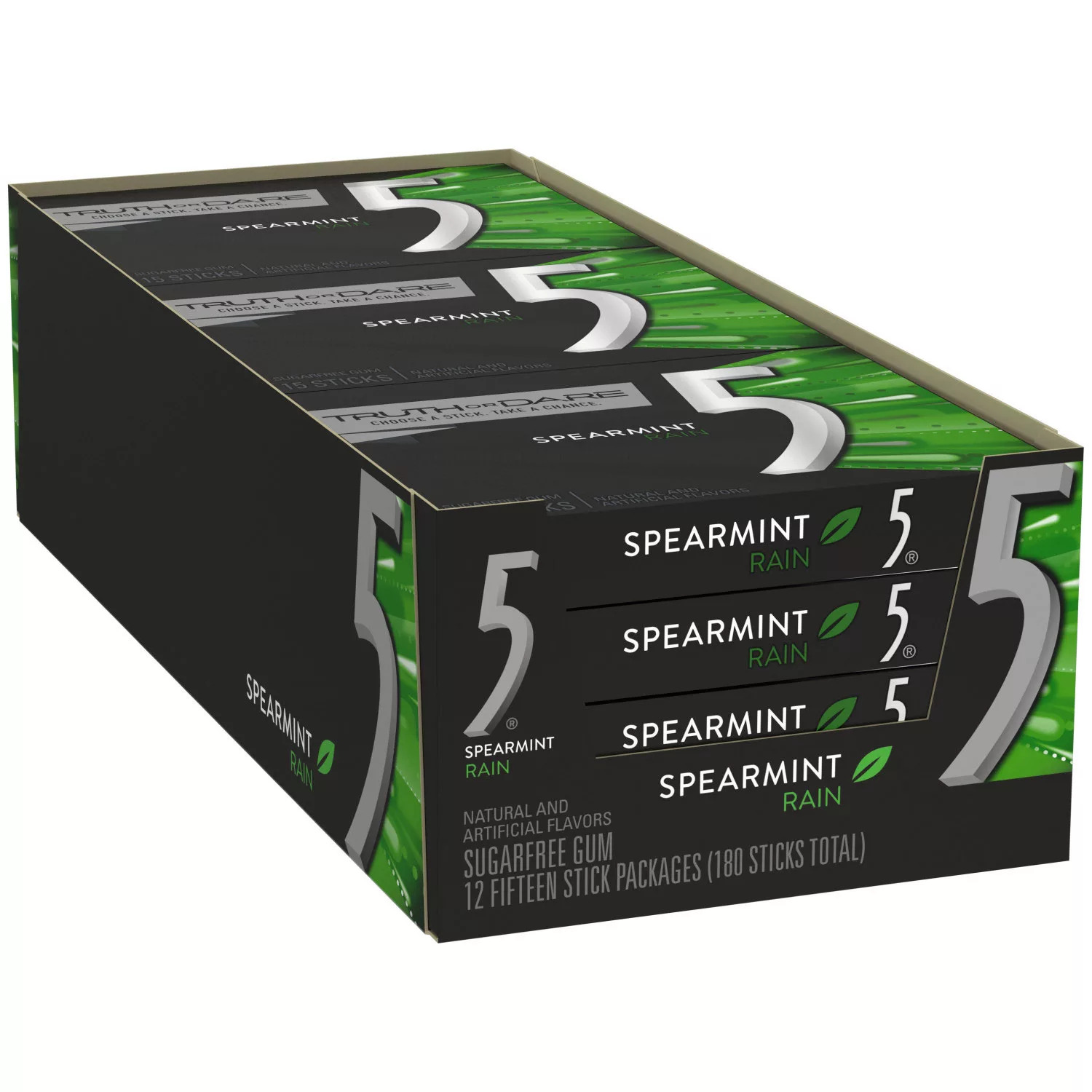 Wrigley s 5 Gum Spearmint Rain 15 Ct 12 Pk Wholesale Apparel Wrigley s 5 Gum Spearmint Rain 15 Ct 12 Pk Wholesale Apparel